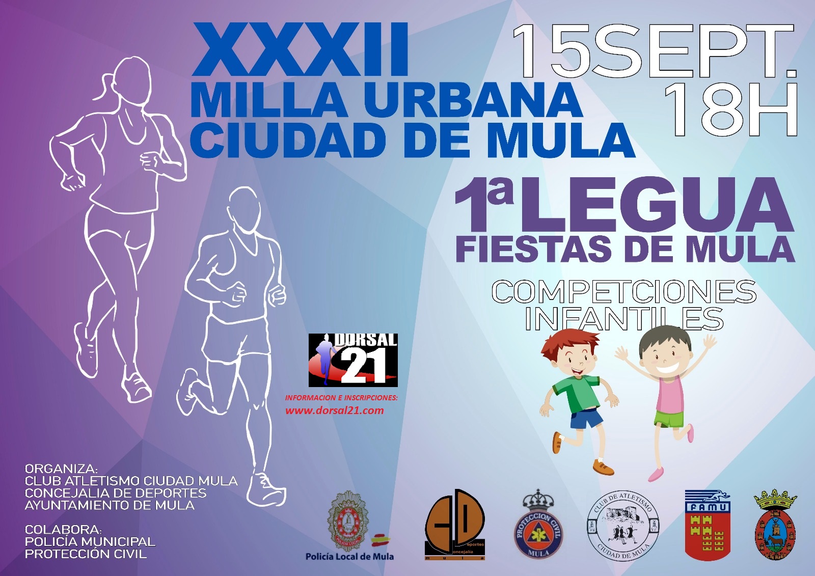 Legua y Milla urbana de Mula 2018 (15-09-2018)